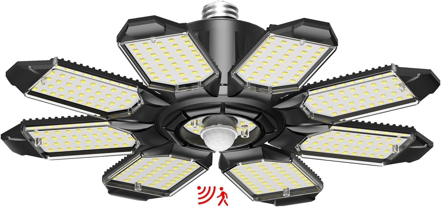 Motion Sensor Garage Light, 30000LM 300W Ceiling Led Motion Activated ...