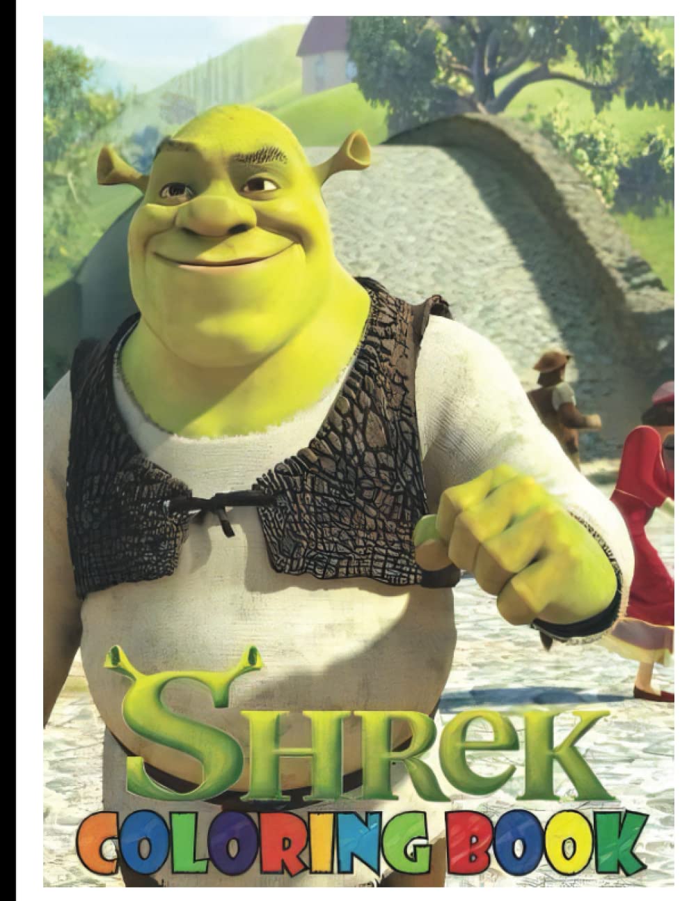 Shrek Coloring Book Colouring Book 100 Giant Pages Lots Variety ...