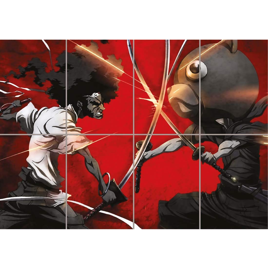 Afro Samurai Drawing Style