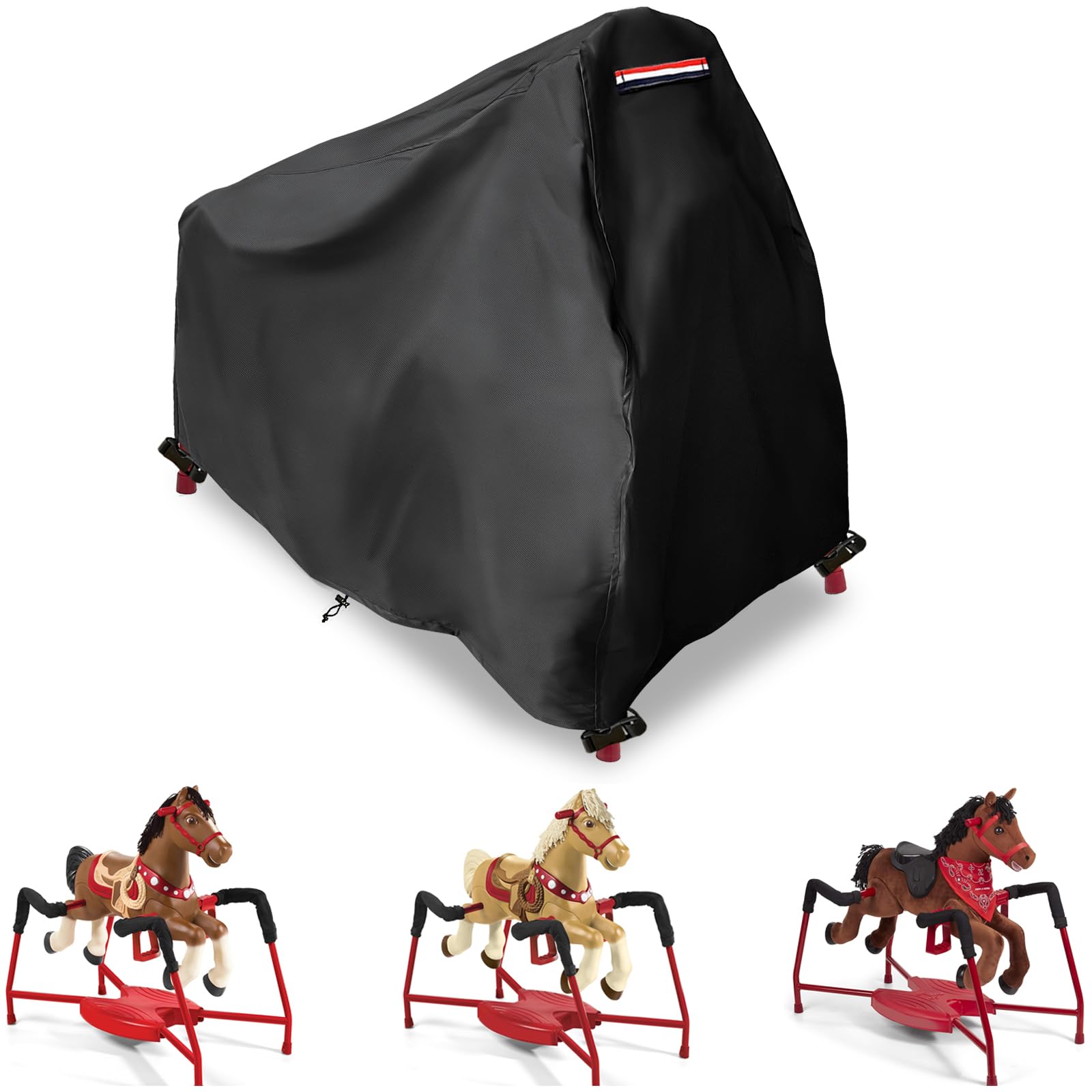 Amazon.com: Alickwang Kids Rocking Horse Cover for Radio Flyer Rocking ...