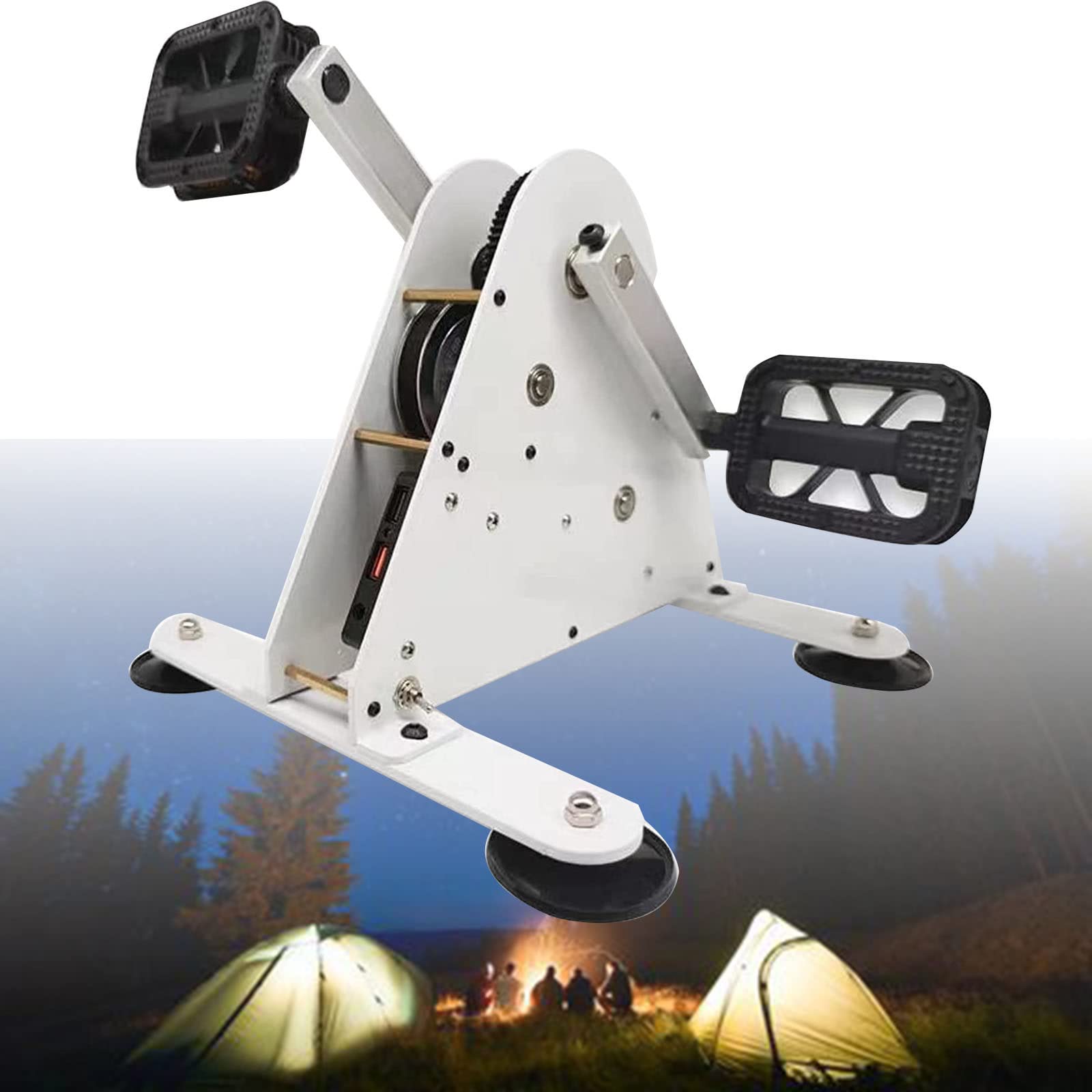 Amazon.com : GEHPYYDS Foot Pedal Power Generator, Portable Crank Power ...