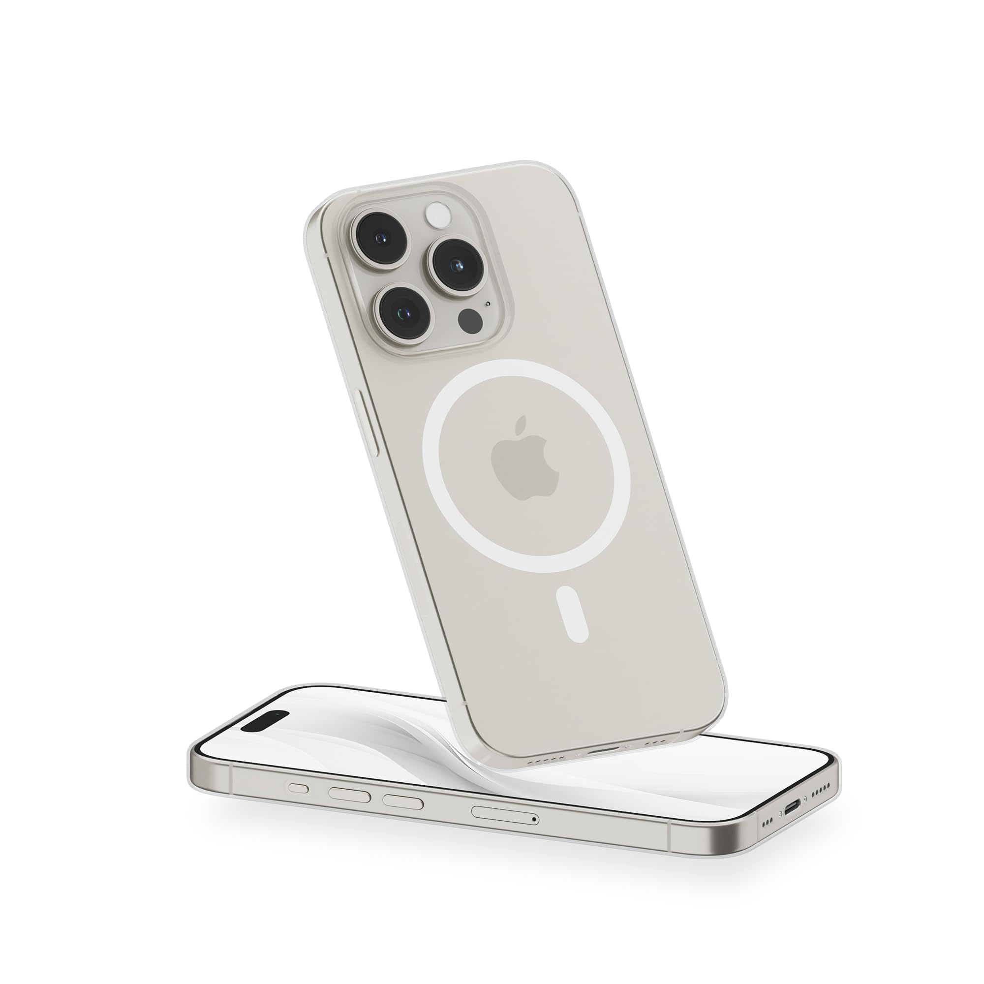 Amazon.com: PEEL Magnetic Case Compatible with iPhone 15 Pro (Clear ...