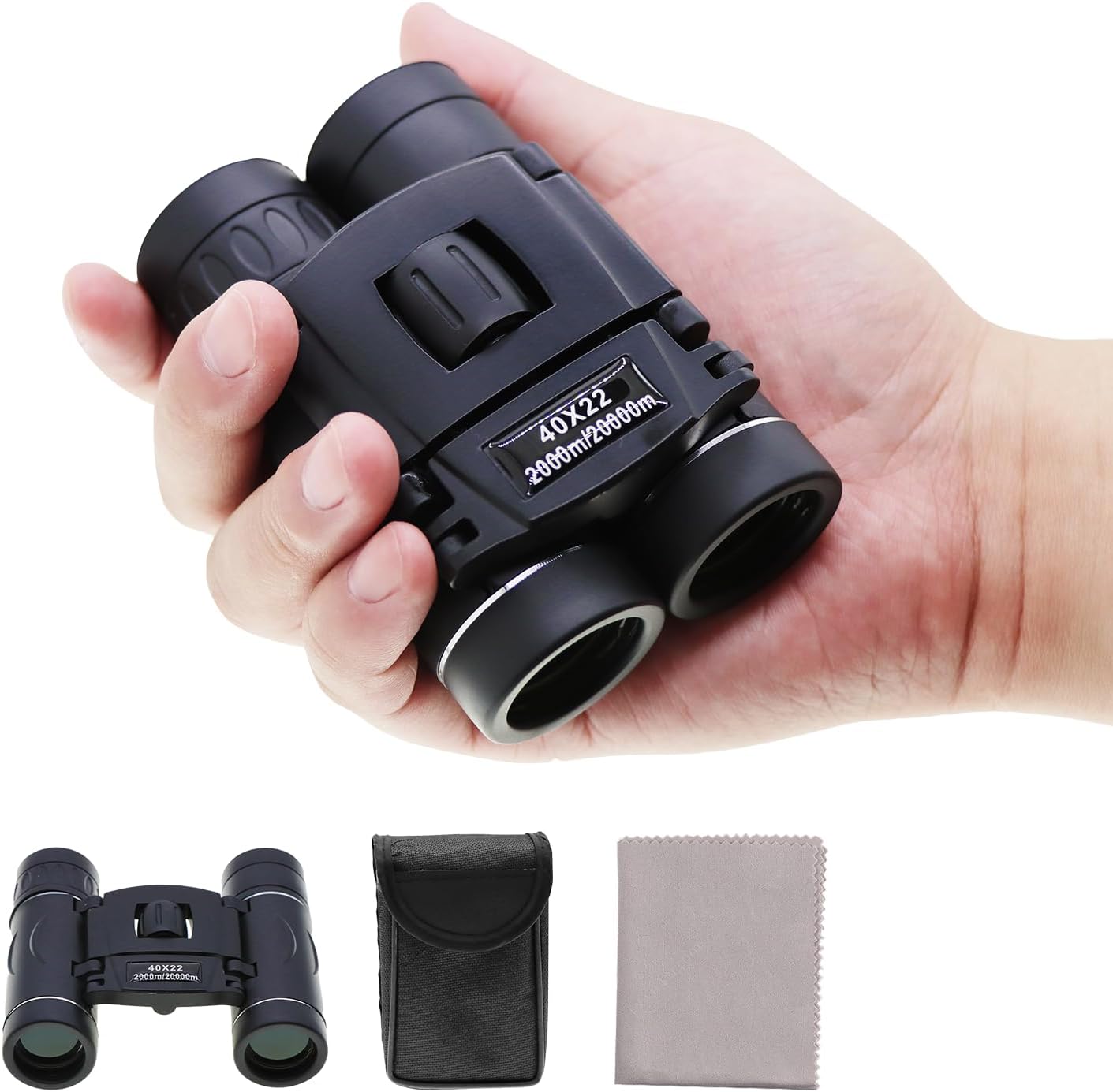Amazon.com : BLACKICE 40X22 Small Pocket Binoculars Compact Adults ...