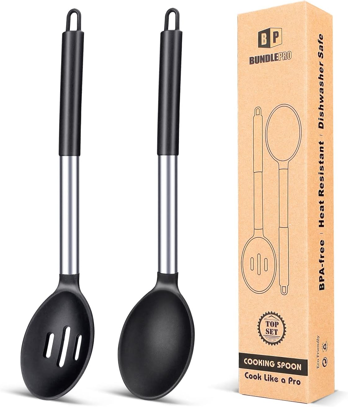 Amazon.com: Tovolo Charcoal Silicone Mixing Spoon, One Size (Pack of 1 ...