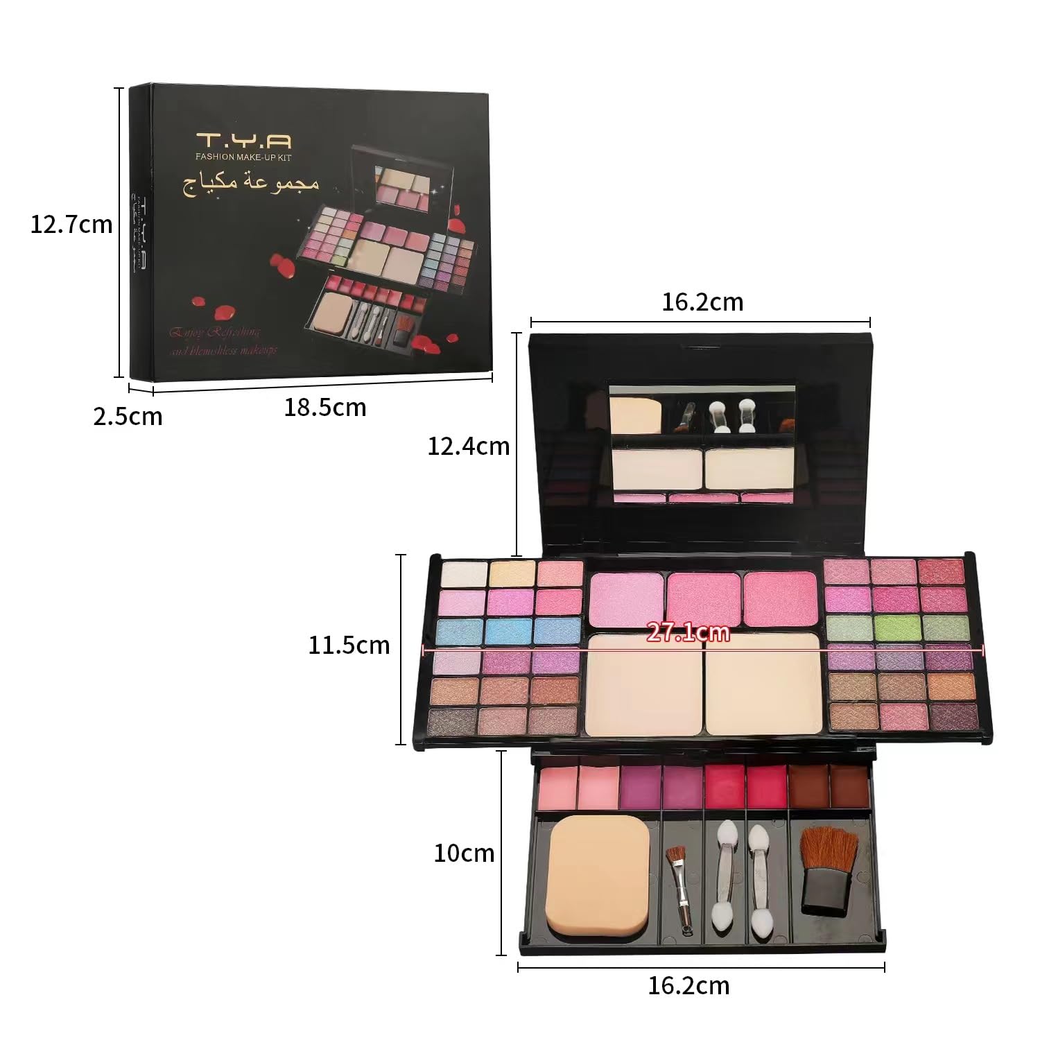Kit de maquillaje todo en uno para mujeres, niñas, adolescentes, 16 ...