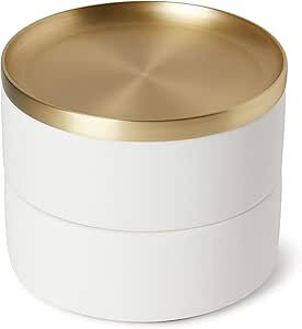 Amazon.com: Umbra Tesora Jewelry Box, Two-Tier Resin Storage Container ...