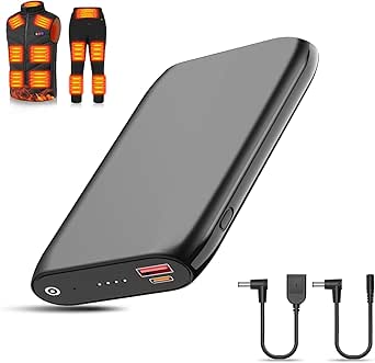 Amazon | [BOACE] 電熱ベスト バッテリー 電熱パンツ バッテリー DC7.4V高出力 PD22.5W急速充電 30000mAh ...