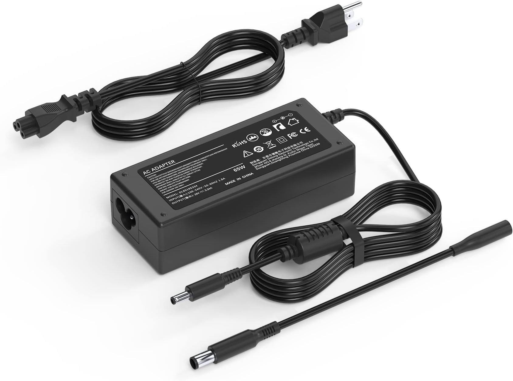 Replacement for Dell Laptop Charger, 2 Tips Charger for All Dell ...