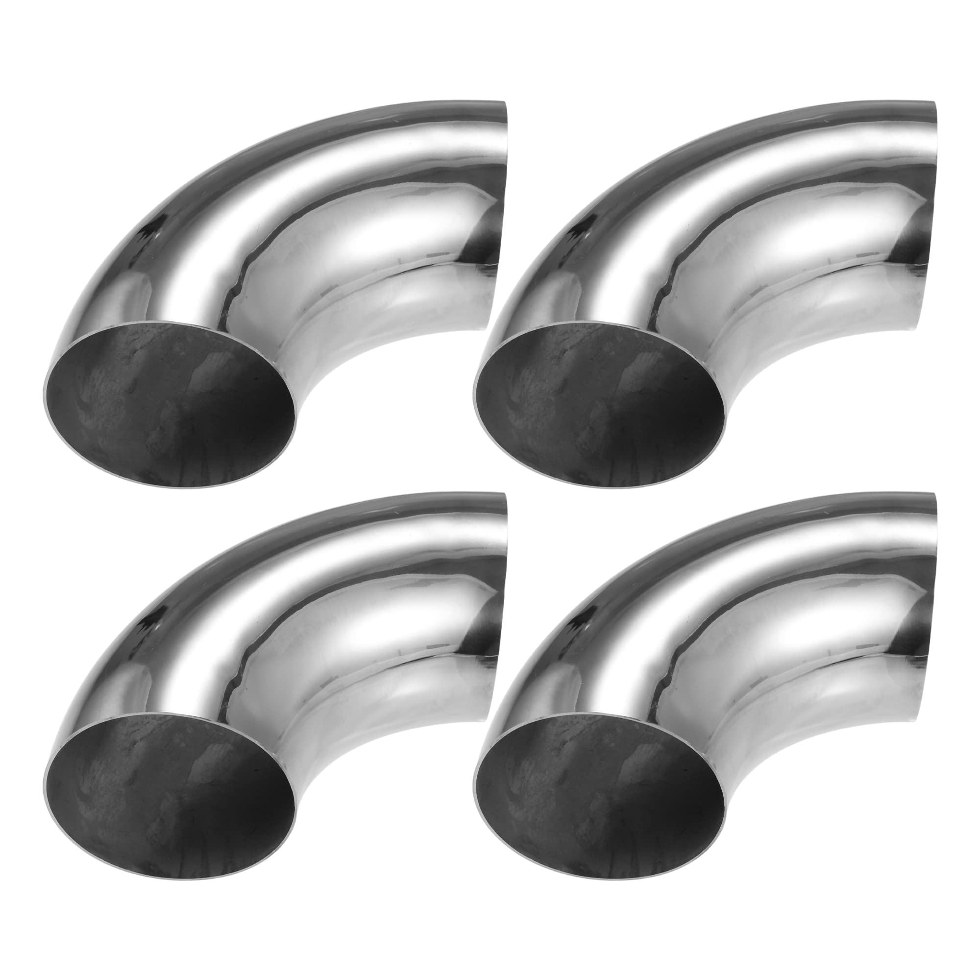 Amazon.com: X AUTOHAUX 4 Pcs OD 4 Inch 90 Degree Mandrel Bend Elbow ...