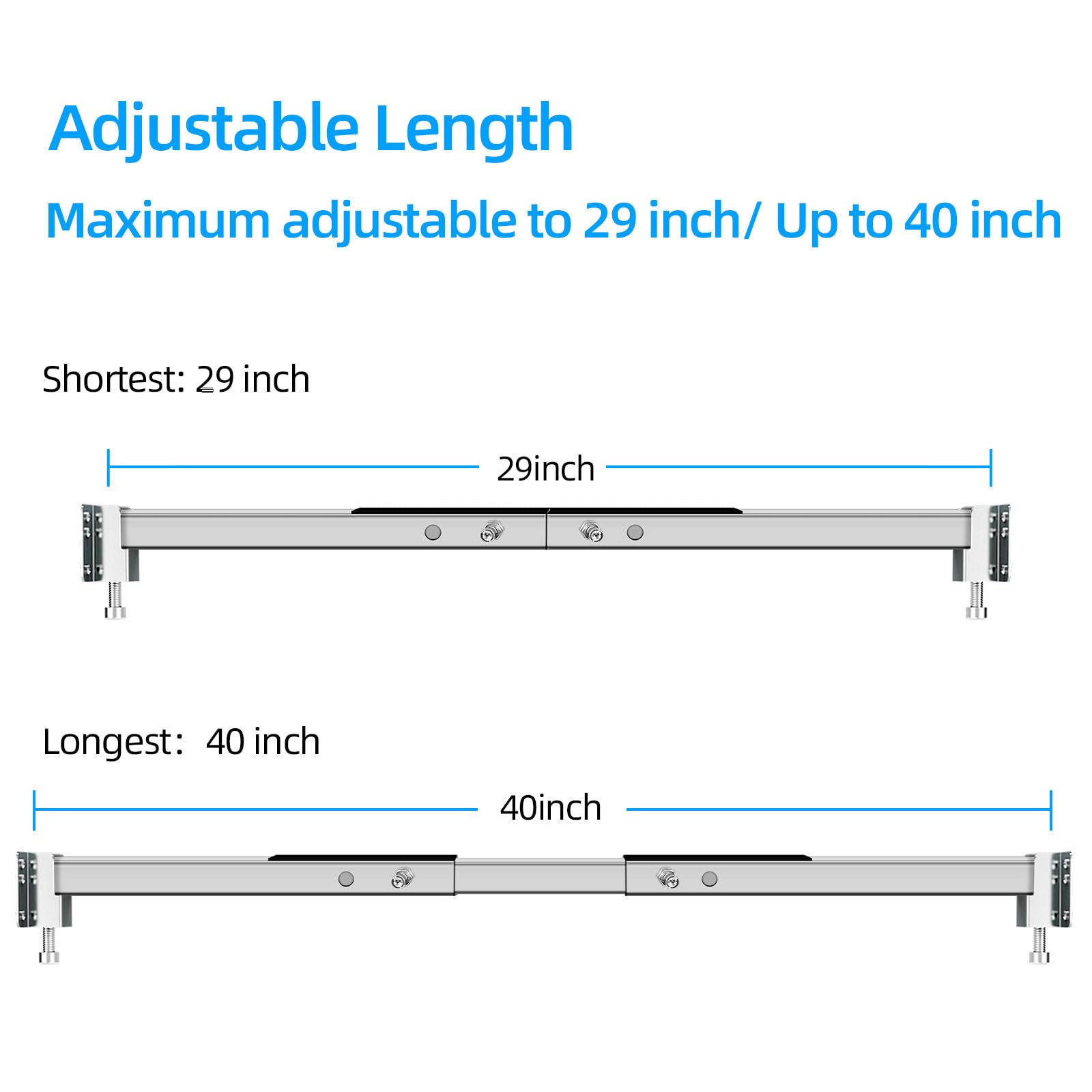 Snapklik.com : Qualward Undermount Sink Brackets,Adjustable Undermount ...