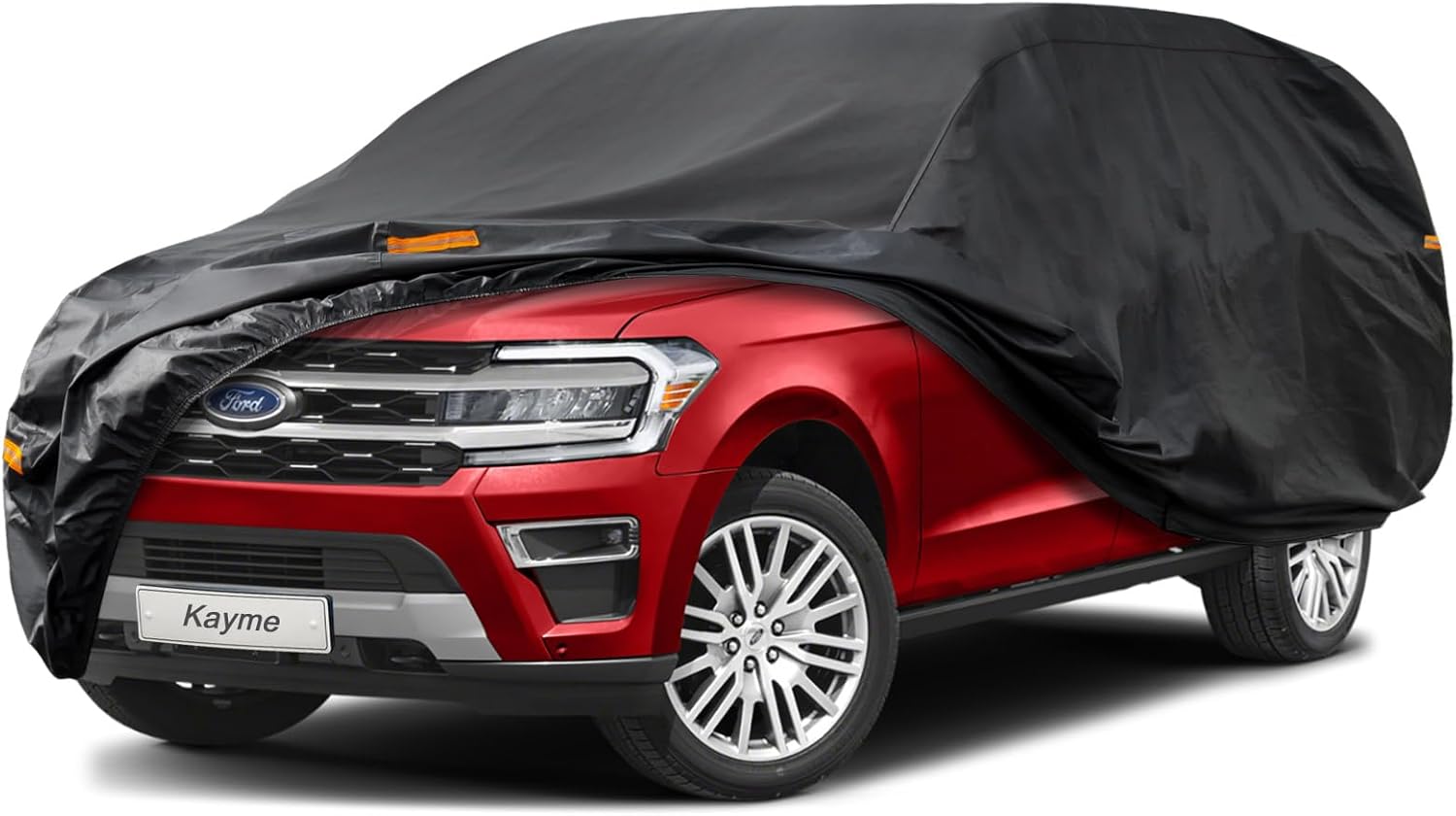 Amazon.com: Kayme 7 Layers SUV Car Cover Waterproof All Weather ...