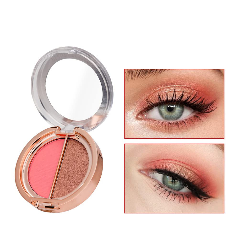 Amazon.com : Timipoo Double color eye shadow, high pigment eye makeup ...
