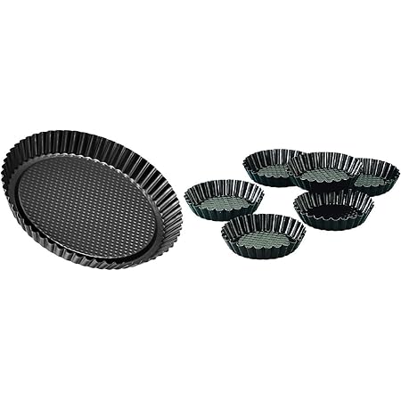 Amazon.com: Zenker Non-Stick Carbon Steel Flan/Tart Pan, 11-Inch: Torte ...