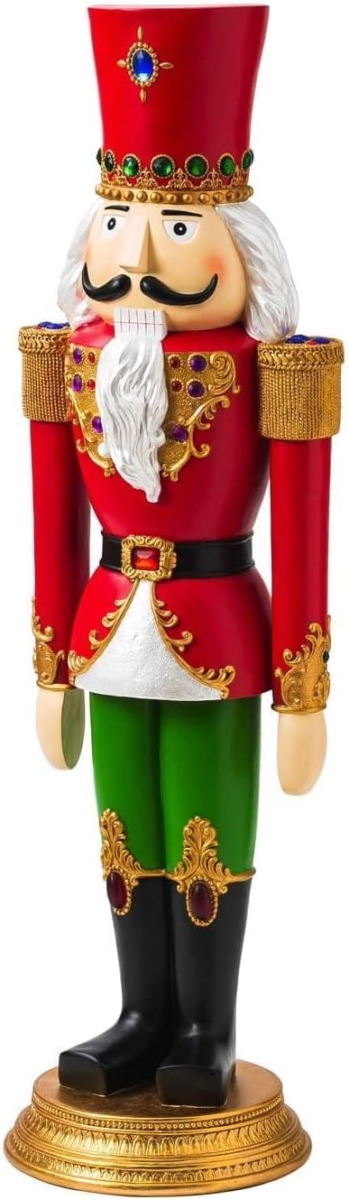 Amazon.com: Global Merchandise Holiday Time Light Up Musical Nutcracker ...