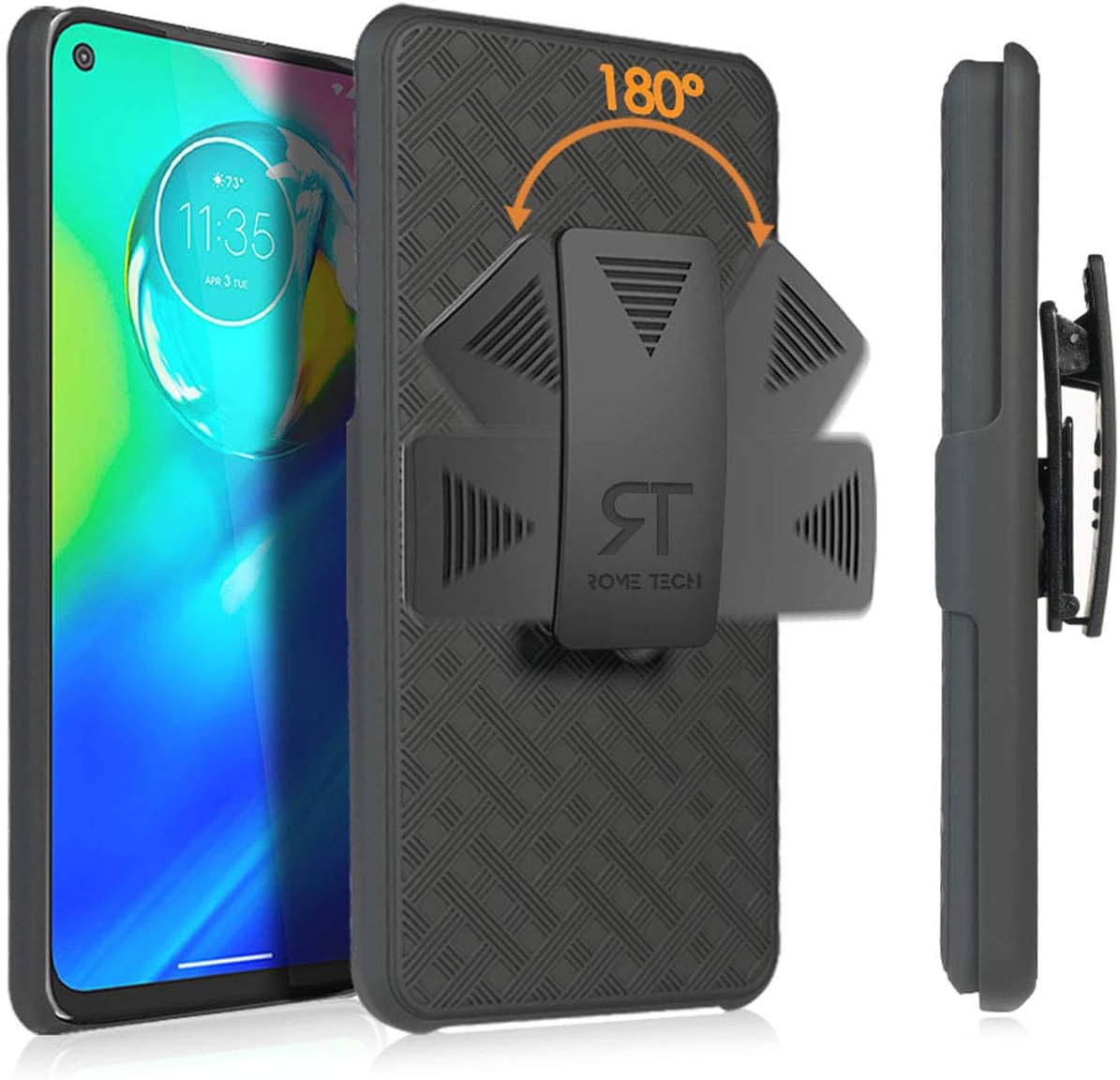 Rome Tech Case with Belt Clip for Moto G Power 2020 [NOT for 2021] Slim ...
