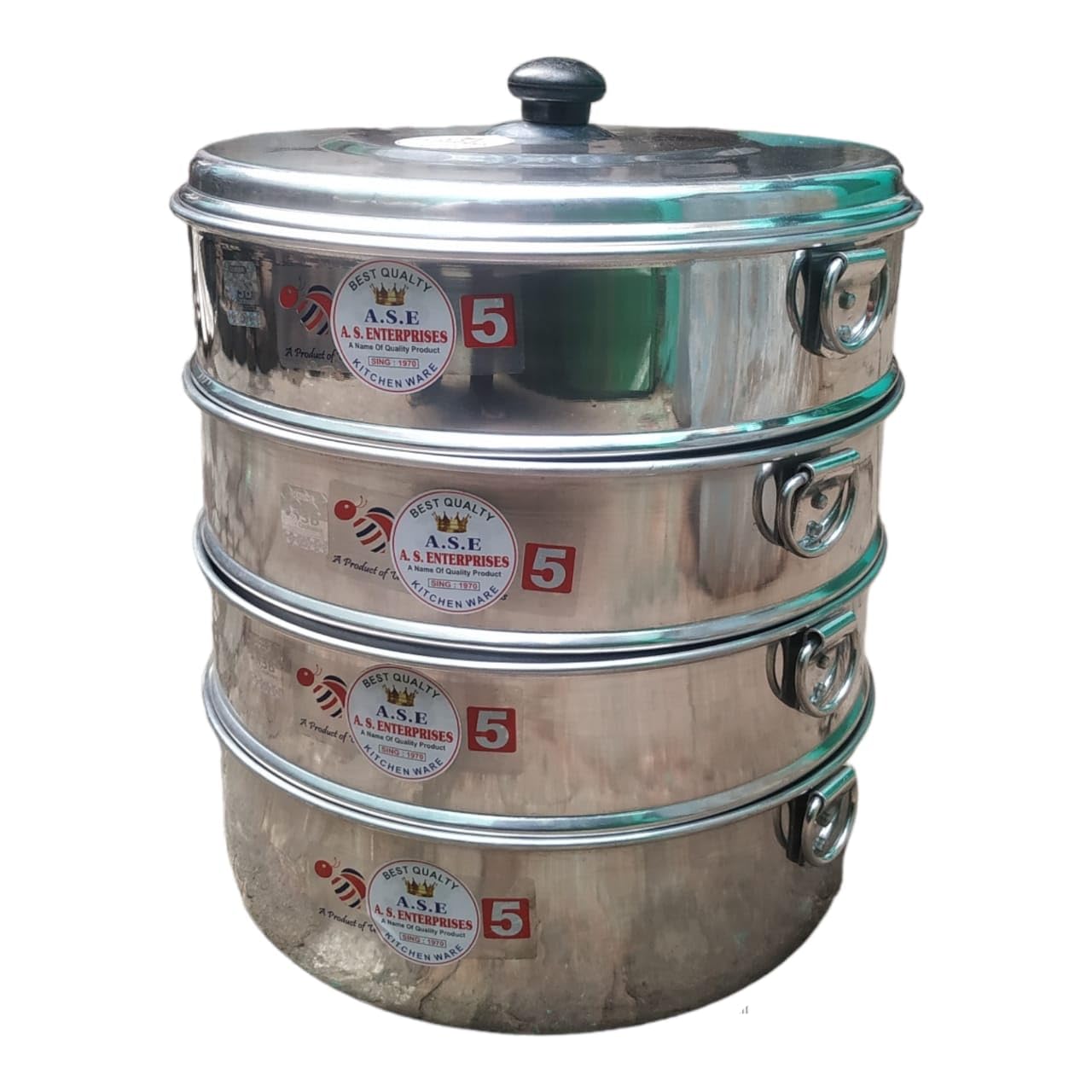 A S Commercial Stainless Steel Big Size Momo Steamer Non Electric ...