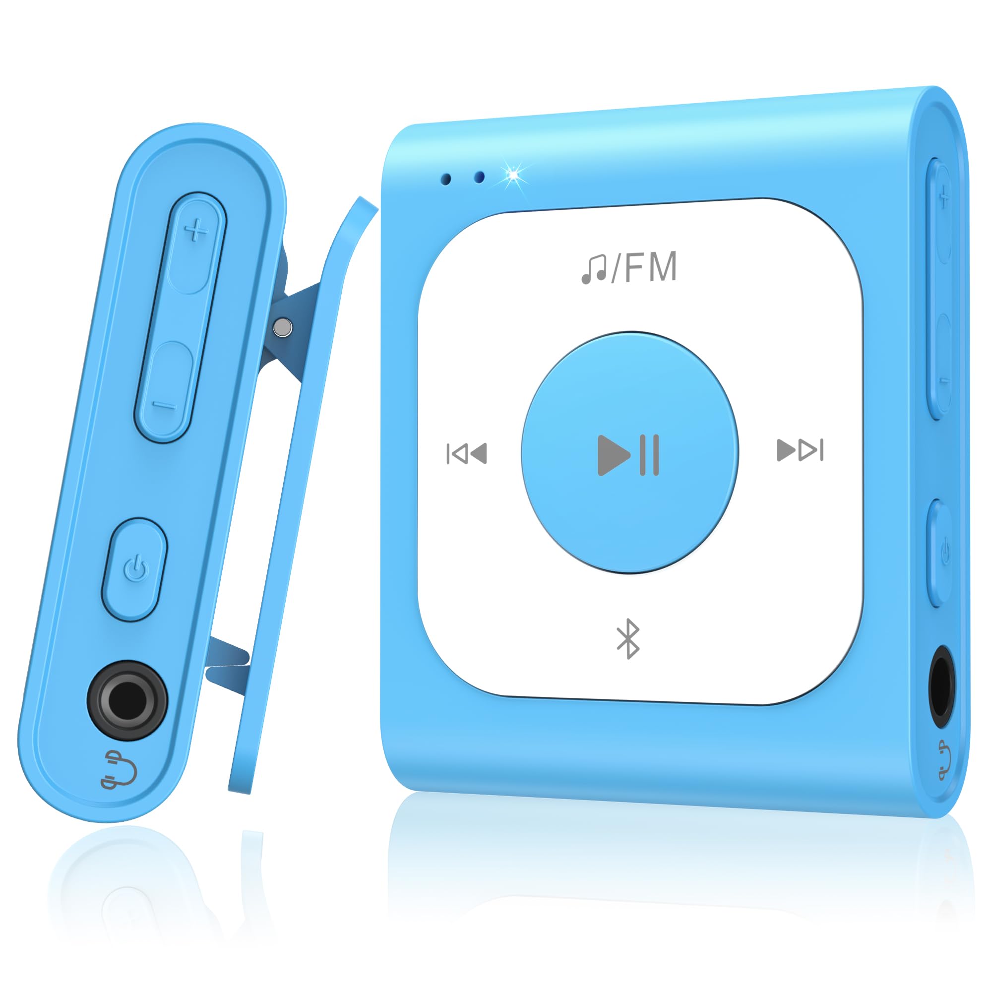 Agptek64gb Clip Mp3 Player With Bluetooth A53pl Portable Music Player ...