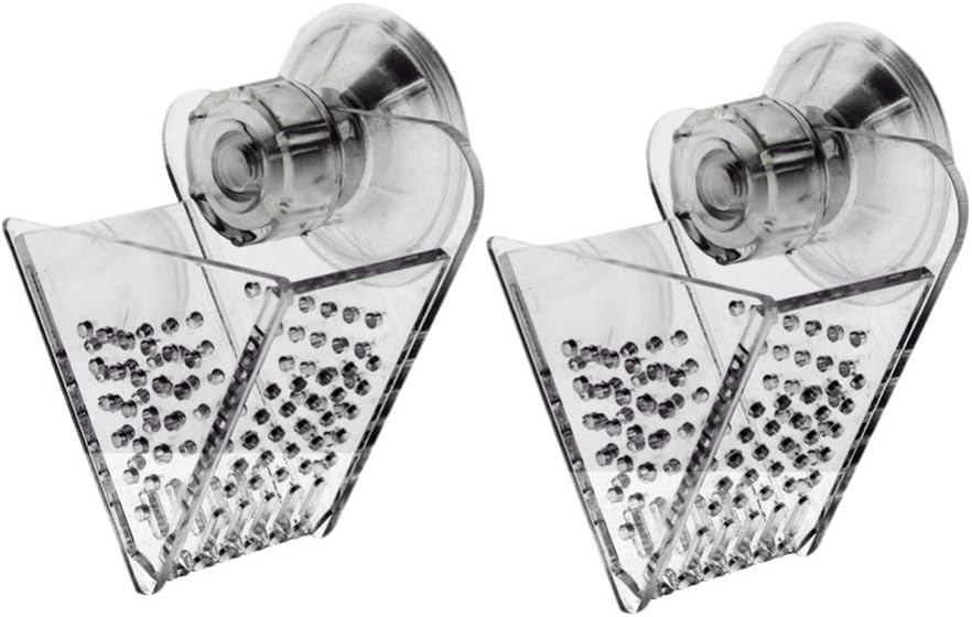 ULTECHNOVO Pack of 2 Acrylic Red Bug Feeder with Suction Cup Cone ...