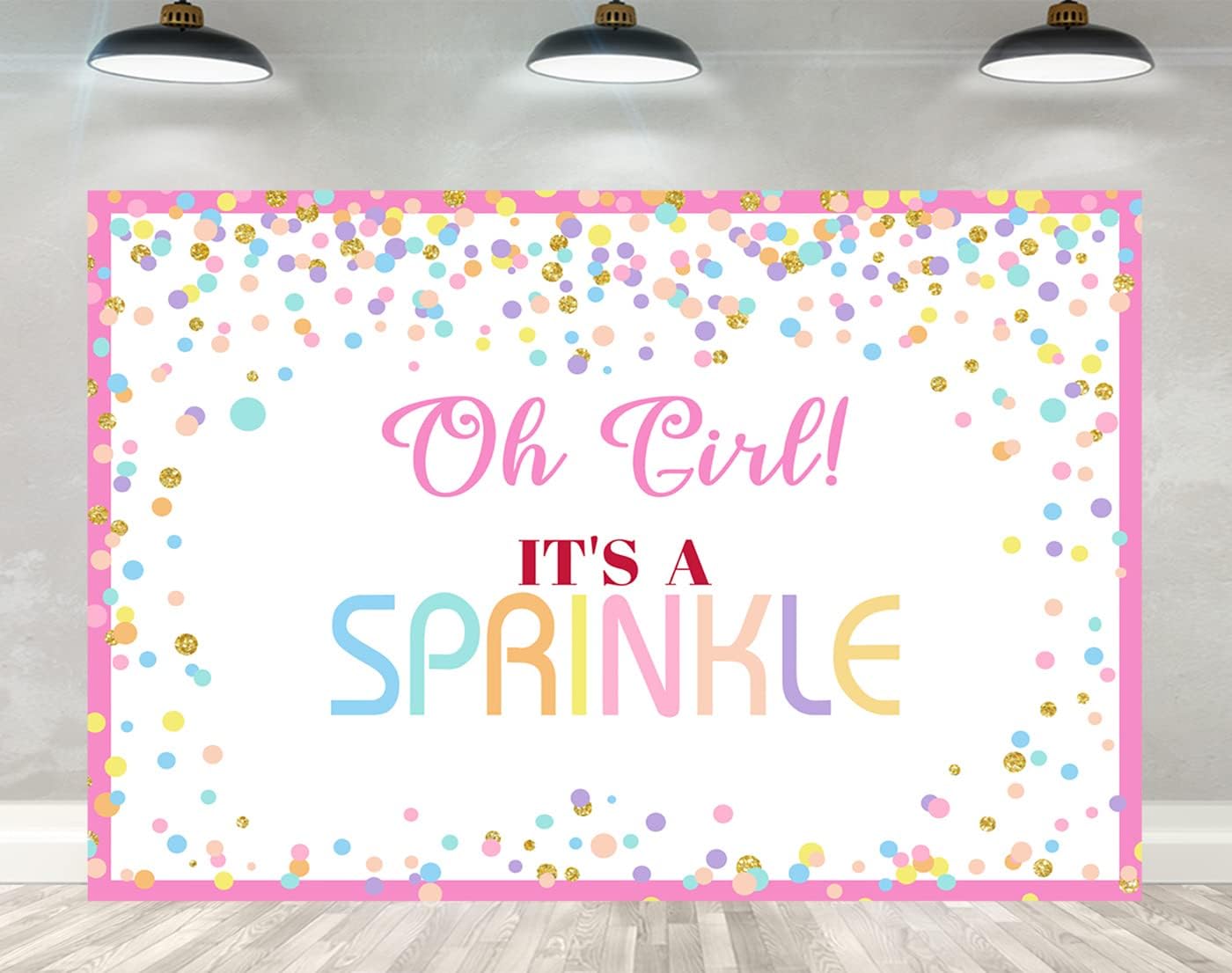 Amazon.com : Ticuenicoa 5×3ft Girl Sprinkle Baby Shower Birthday Party ...