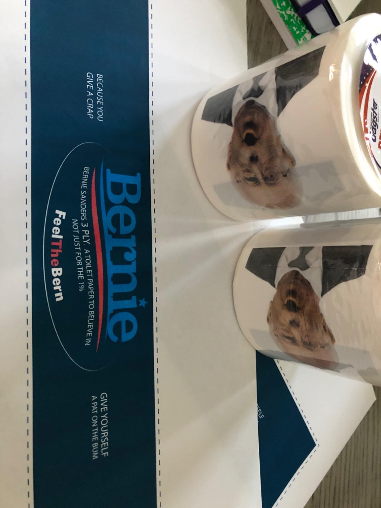 Amazon.com: Bernie Sanders Toilet Paper Roll - Funny Political Novelty ...