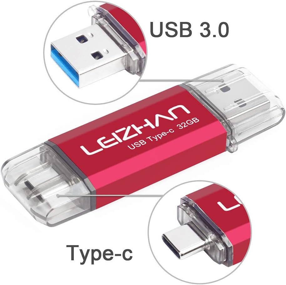 KOOTION USB Stick 64GB, USB C Stick OTG 2.0 Speicherstick 2-in-1 USB ...