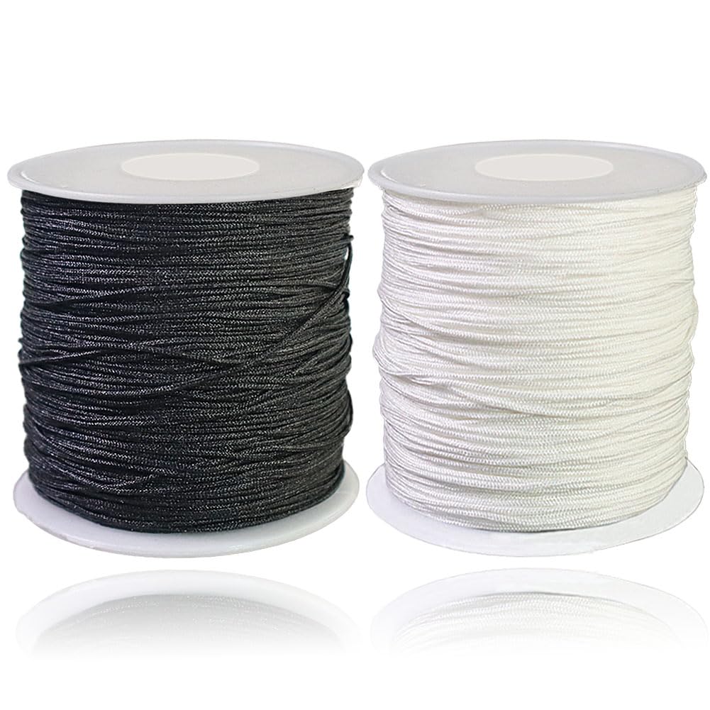 Amazon.com: Ewparts Nylon String for Bracelets Making 1mm x 100m Black ...