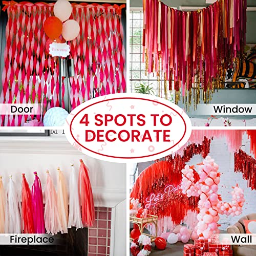 Snapklik.com : PartyWoo Crepe Paper Streamers 6 Rolls 492ft, Pack Of ...