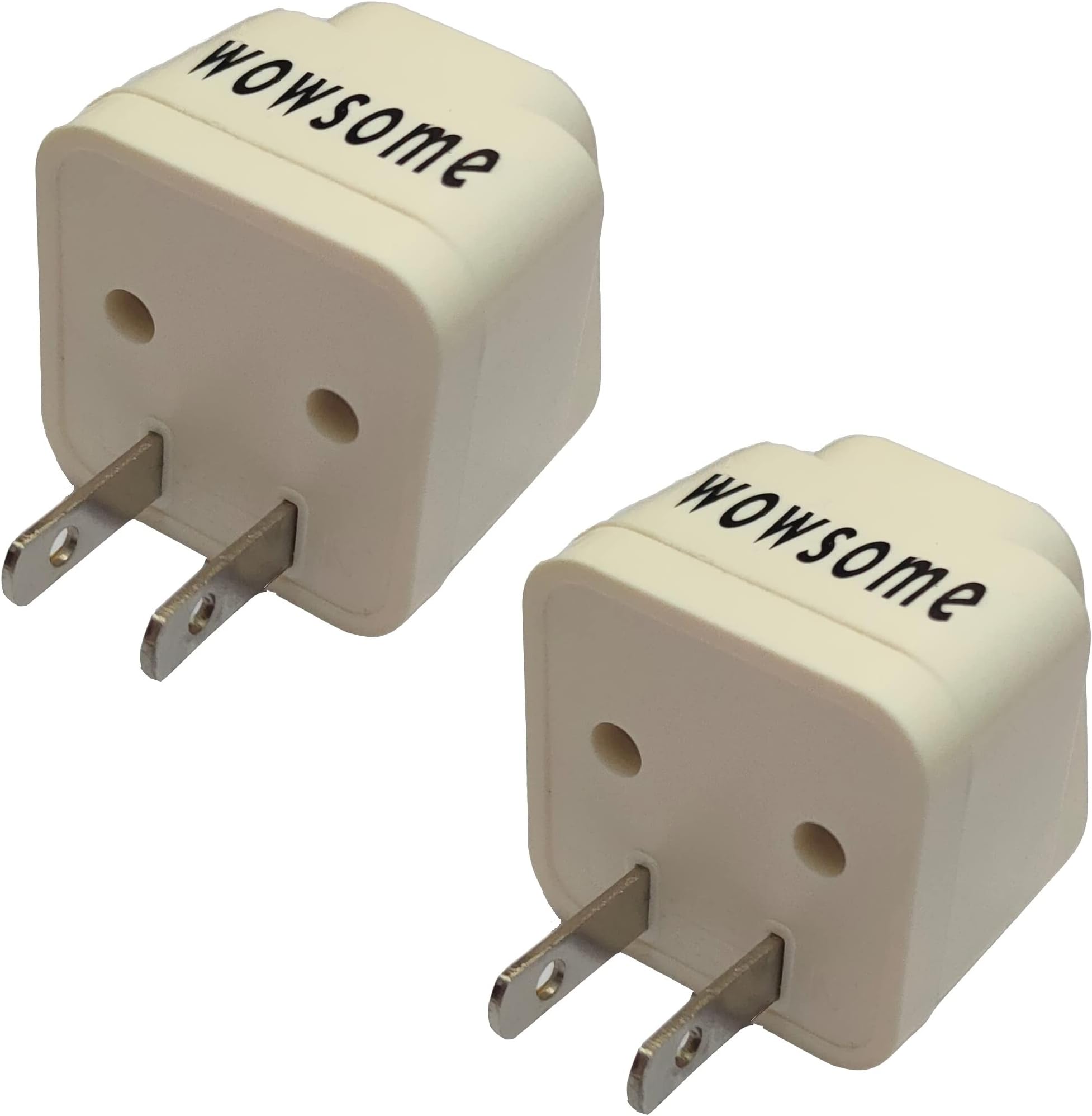 Vadda Bai Set of 2 Universal Adapter 2 & 3 Pin India to USA, Japan ...