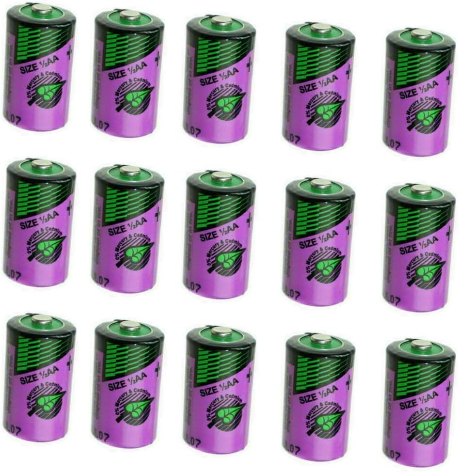 Amazon.com: YICUAA (15-Pack) for Tadiran TL-5902 Battery C 3.6V 1200mAh ...