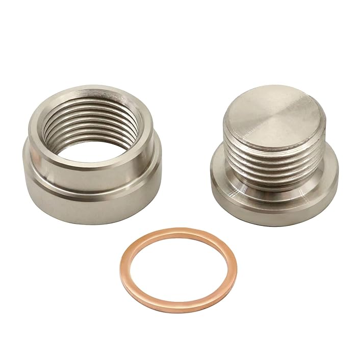 Buy SecosAutoparts Transmission sump drain plug (weld in) 12mm KIT ...