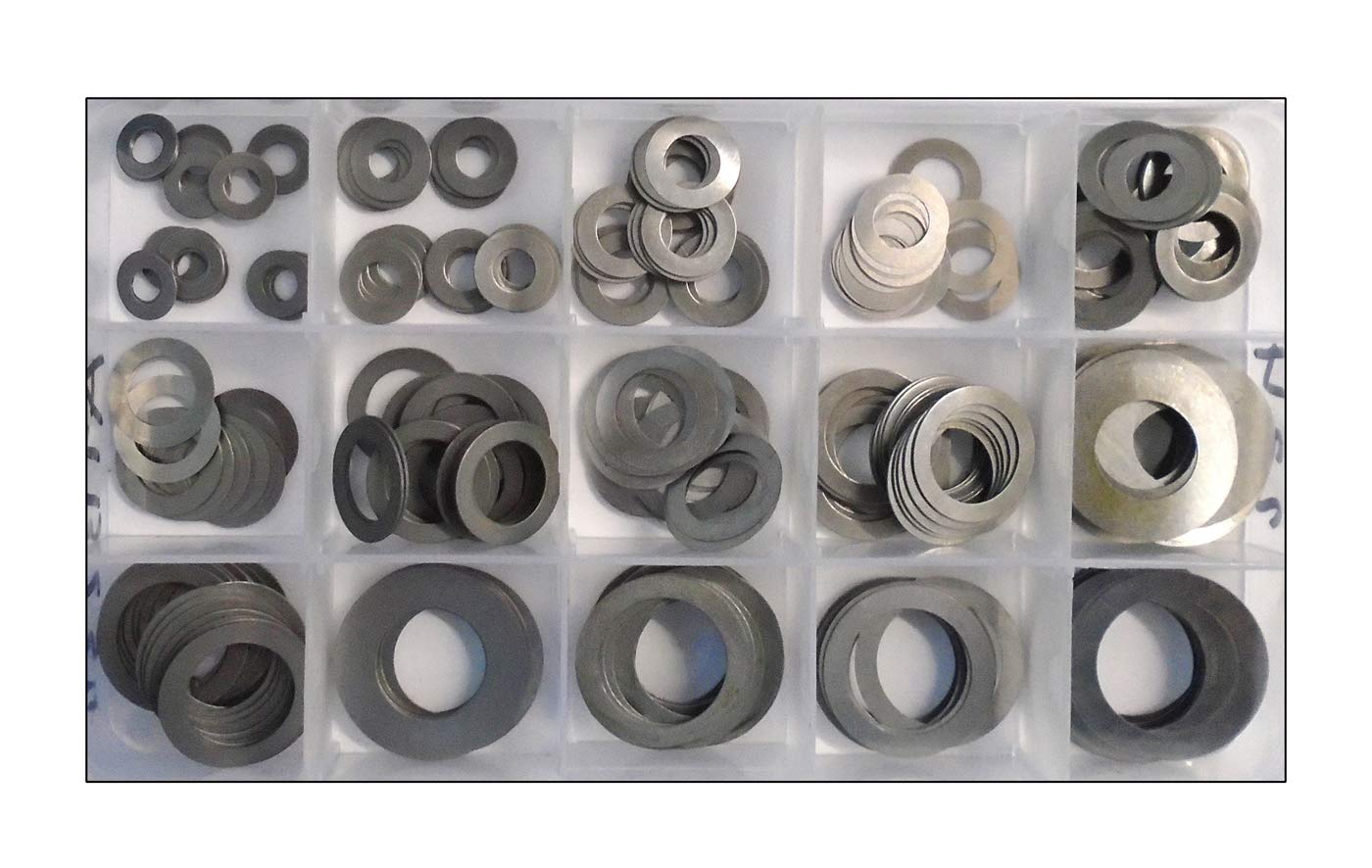 Buy Assorted (0.5 & 0.1MM) Metric Steel Shim Packing WASHERS - M5 to ...