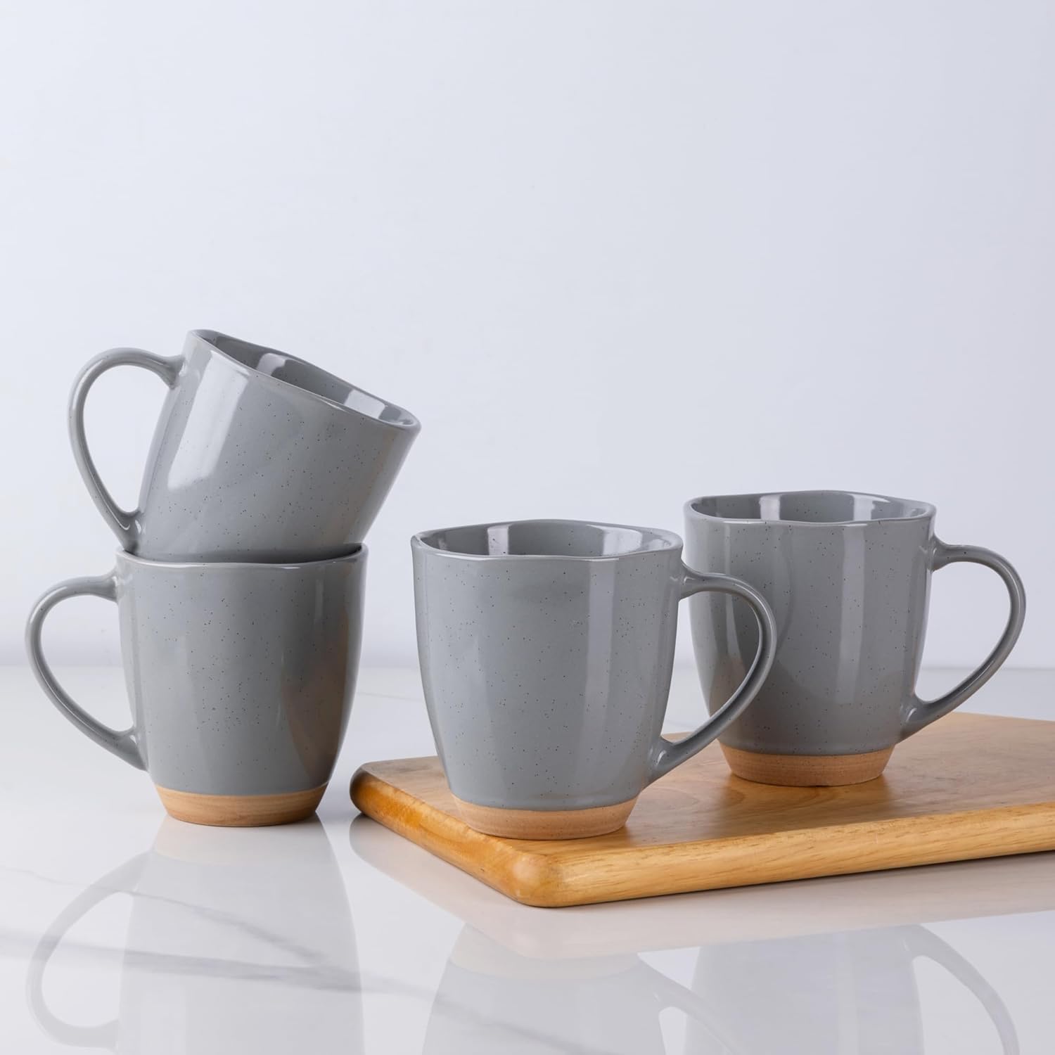 Amazon.com: AmorArc 12oz Coffee Mugs, Ceramic Coffee Mugs set of 4 for ...
