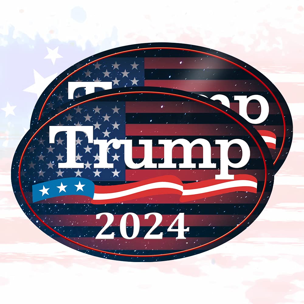 Snapklik.com : Trump 2024, 2PCS Trump Magnetic Stickers For Cars, Trump ...
