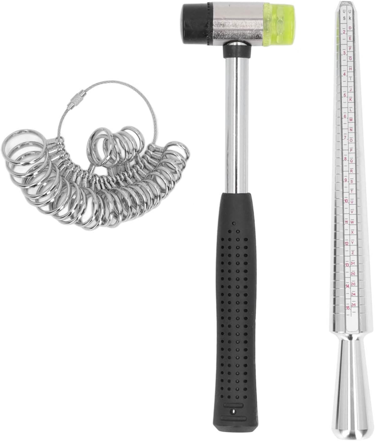 Amazon.com: Ring Sizer Measuring Tool,Metal Ring Sizer for Men And ...