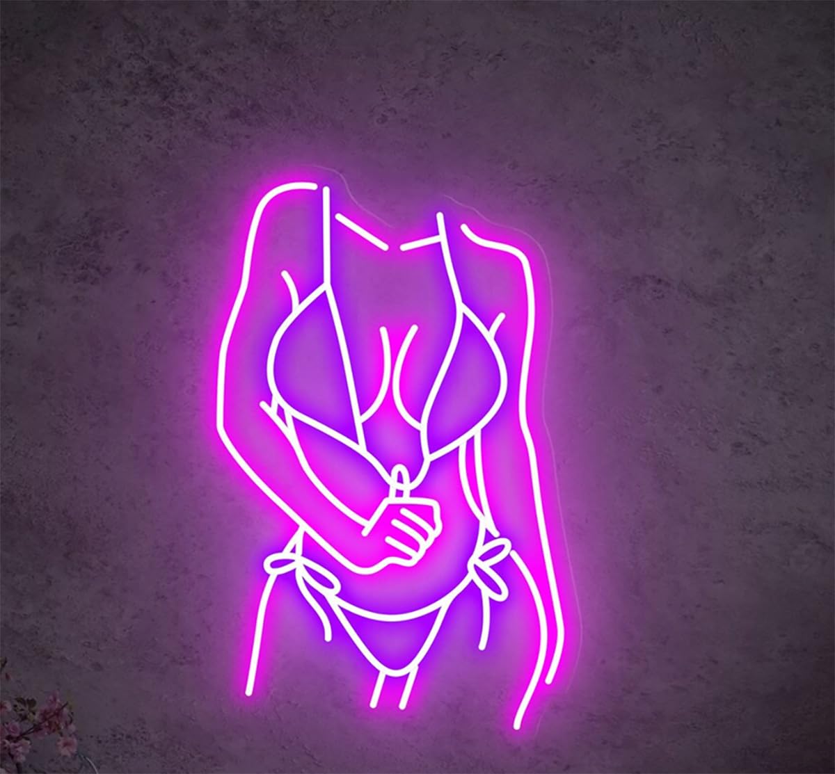ZHZQWLJWJ Sexy Woman Neon Sign, Woman Led Sign Room Decor, Sexy Body ...