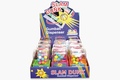 Amazon.com : Slam Dunk Gum Dispenser 12 Pack : Chewing Gum : Grocery ...