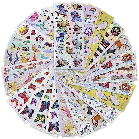 Amazon.com: Fashion Angels 1000+ Mega Cool Stickers for Kids - Fun ...