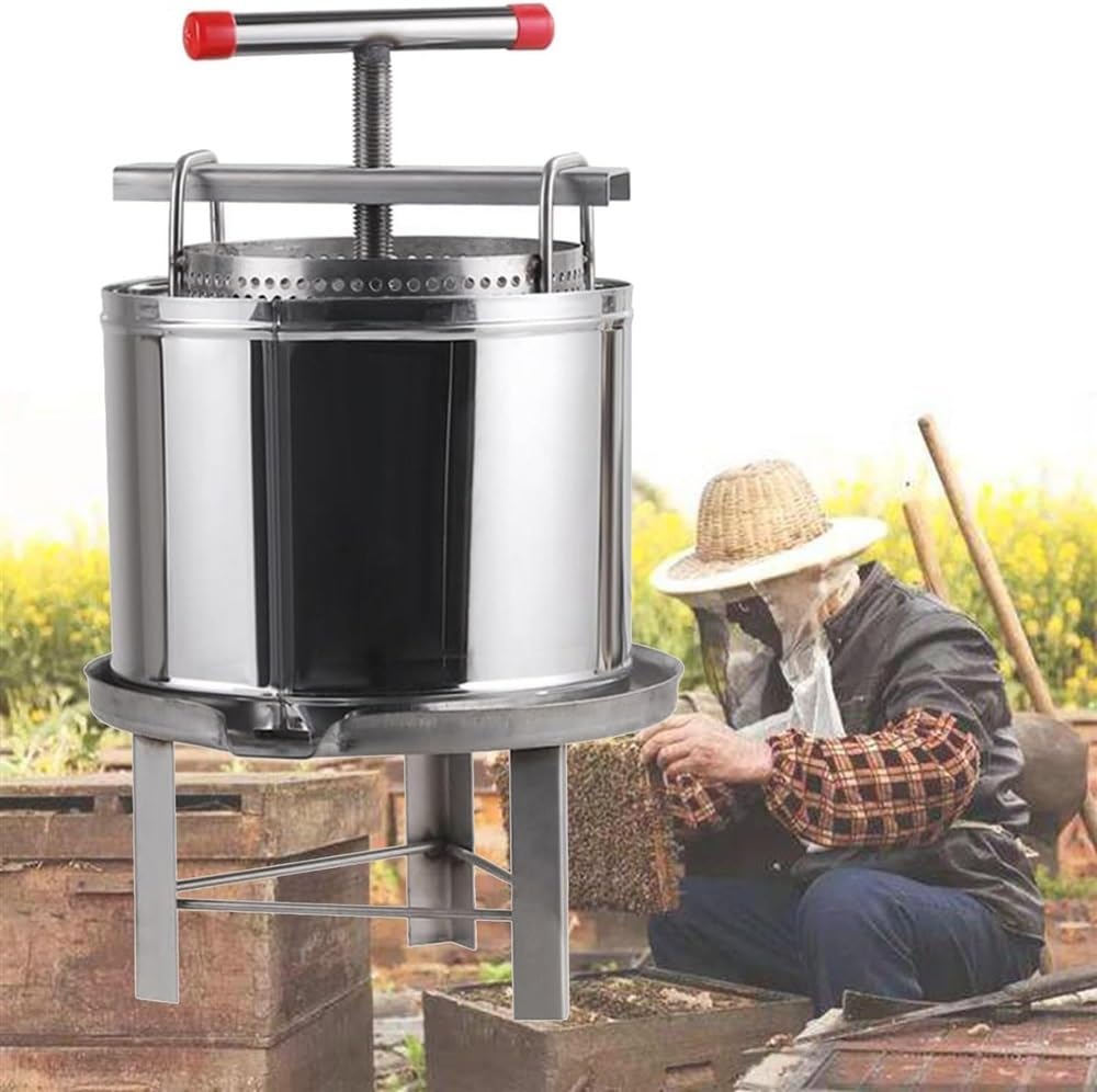 Amazon.com: ZIJINGM Manual Honey Extractor, Commercial Honey Centrifuge ...