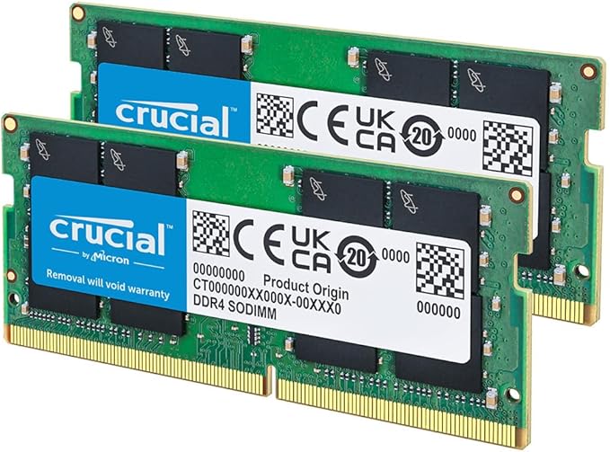 Crucial RAM CT2K32G4SFD832A 64GB DDR4 3200MHz CL22 Laptop ...