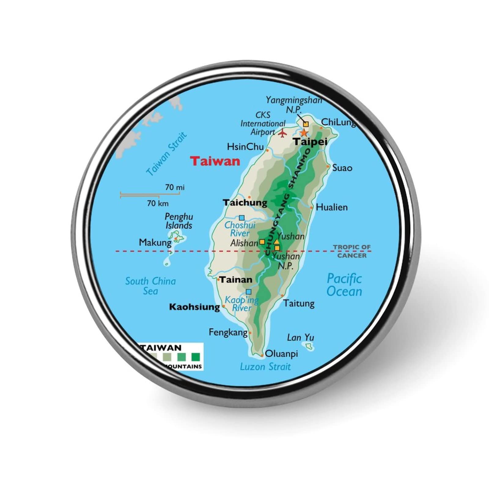 Taiwan Airports Map