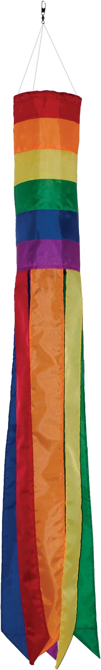 Amazon.com: Spiral Rainbow 60 Inch Windsock by Madrona Brands | Durable ...