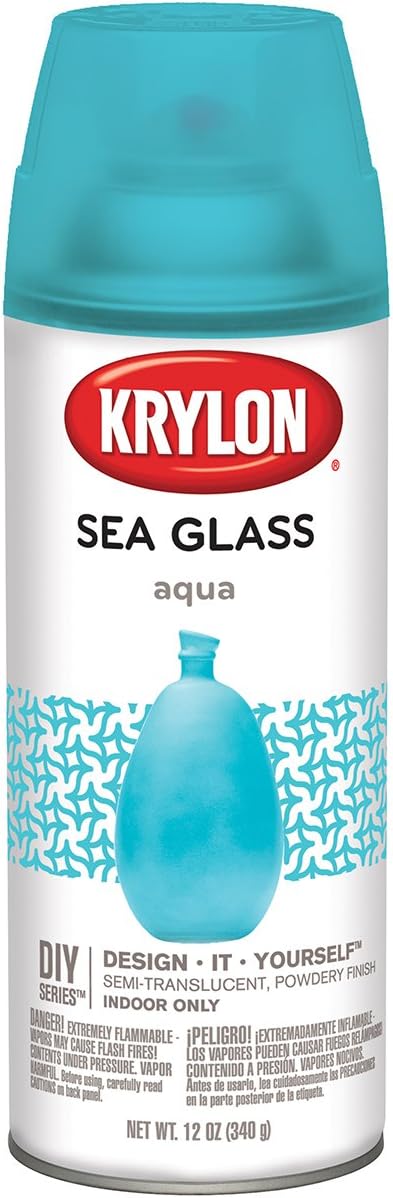 Krylon K09107000 COVERMAXX Spray Paint, Gloss Blue Ocean Breeze, 12 ...