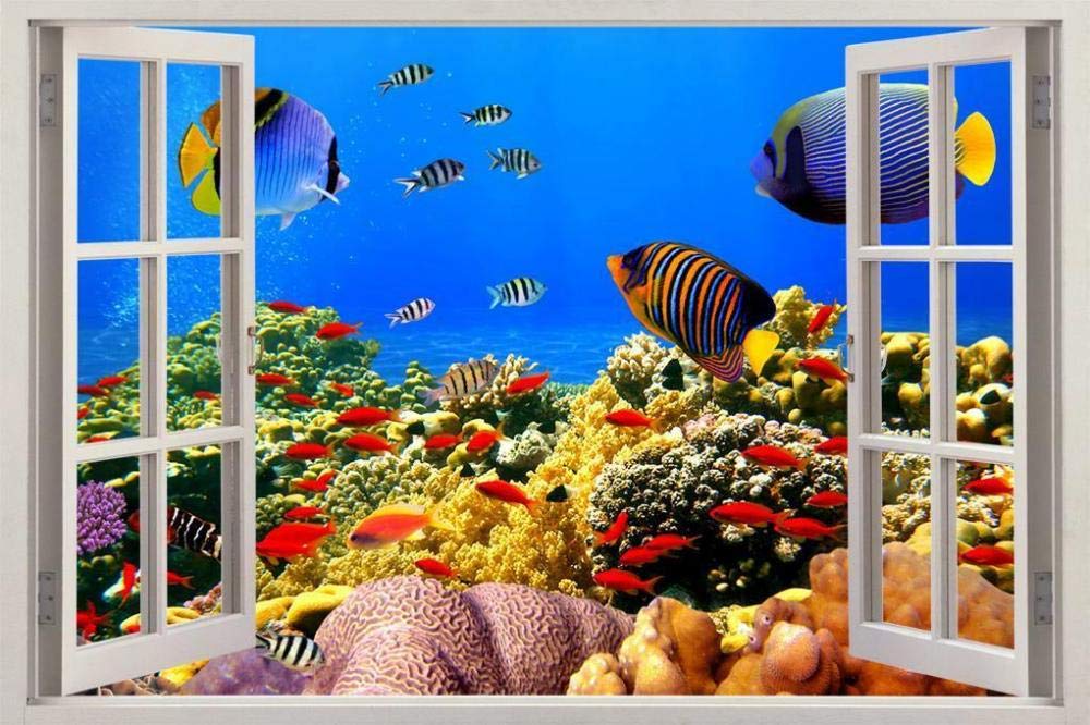 Coral Reef Wall Decals Coral Decals Etsy UK
