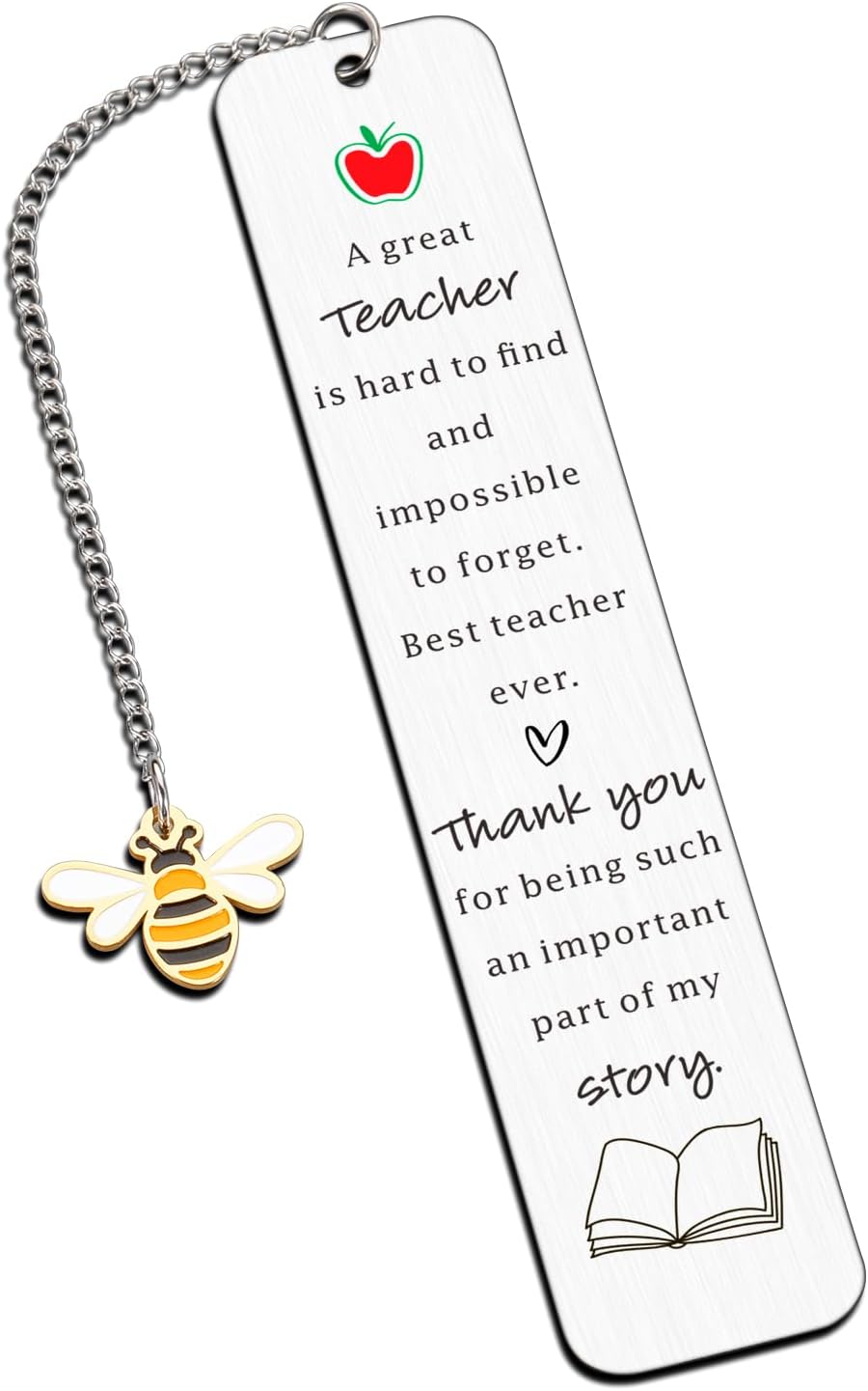 Amazon.com: Teacher Appreciation Gifts Bookmarks for Women Men Teacher ...