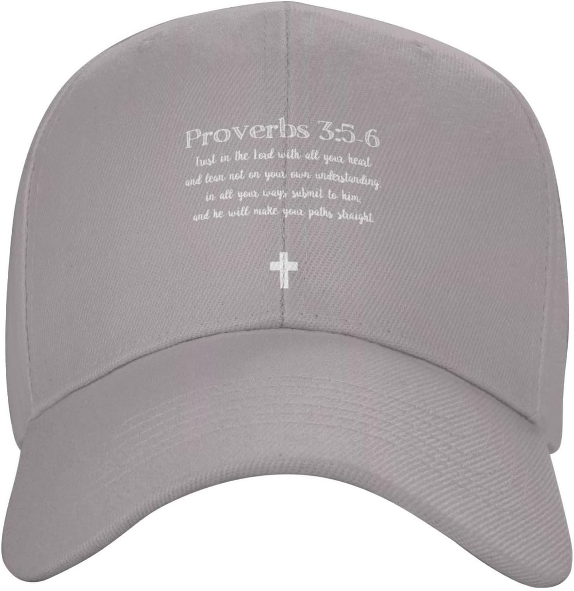 PAUPPY Christian Proverbs 35:6 Bible Verse Scripture Gift Trucker Hat ...