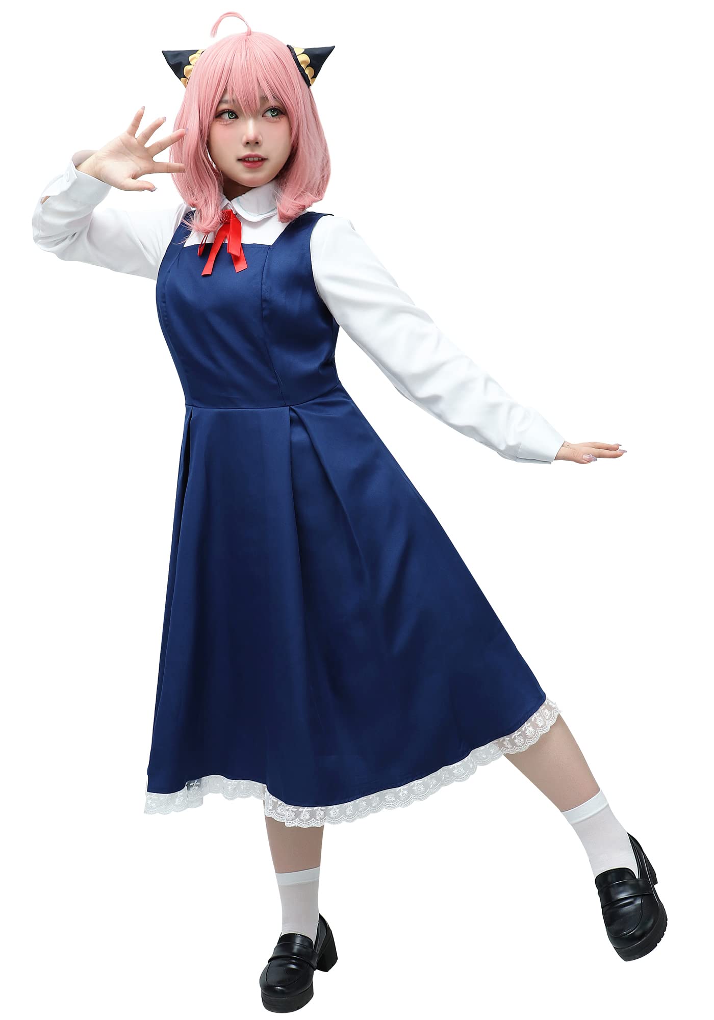 Buy C-ZOFEK Anya Forger Cosplay Dress Anime Family Cosplay Costume ...