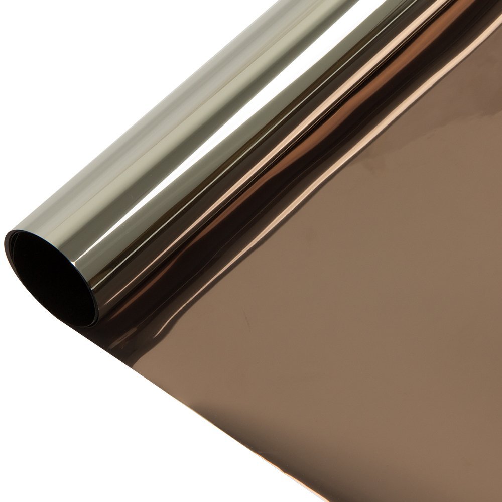 Amazon.com: HOHOFILM 60" x 16ft Roll Bronze Silver Window Film One Way ...
