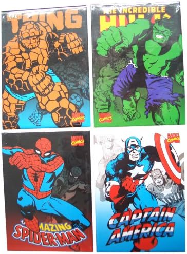 Marvel Comics Fridge Magnet Pack Number 2 (4 Magnets) : Amazon.ca: Home