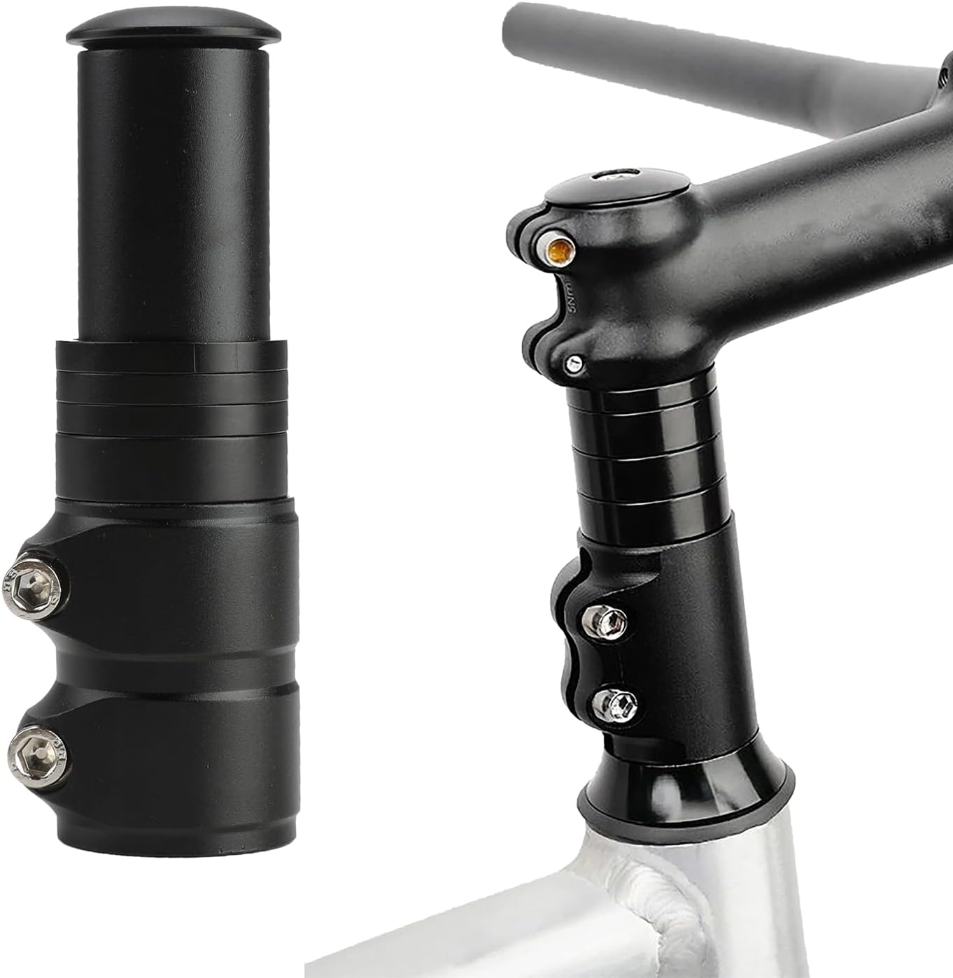 Rehausse Potence de Guidon Velo, Potence VTT, Potence de Guidon Fourche ...