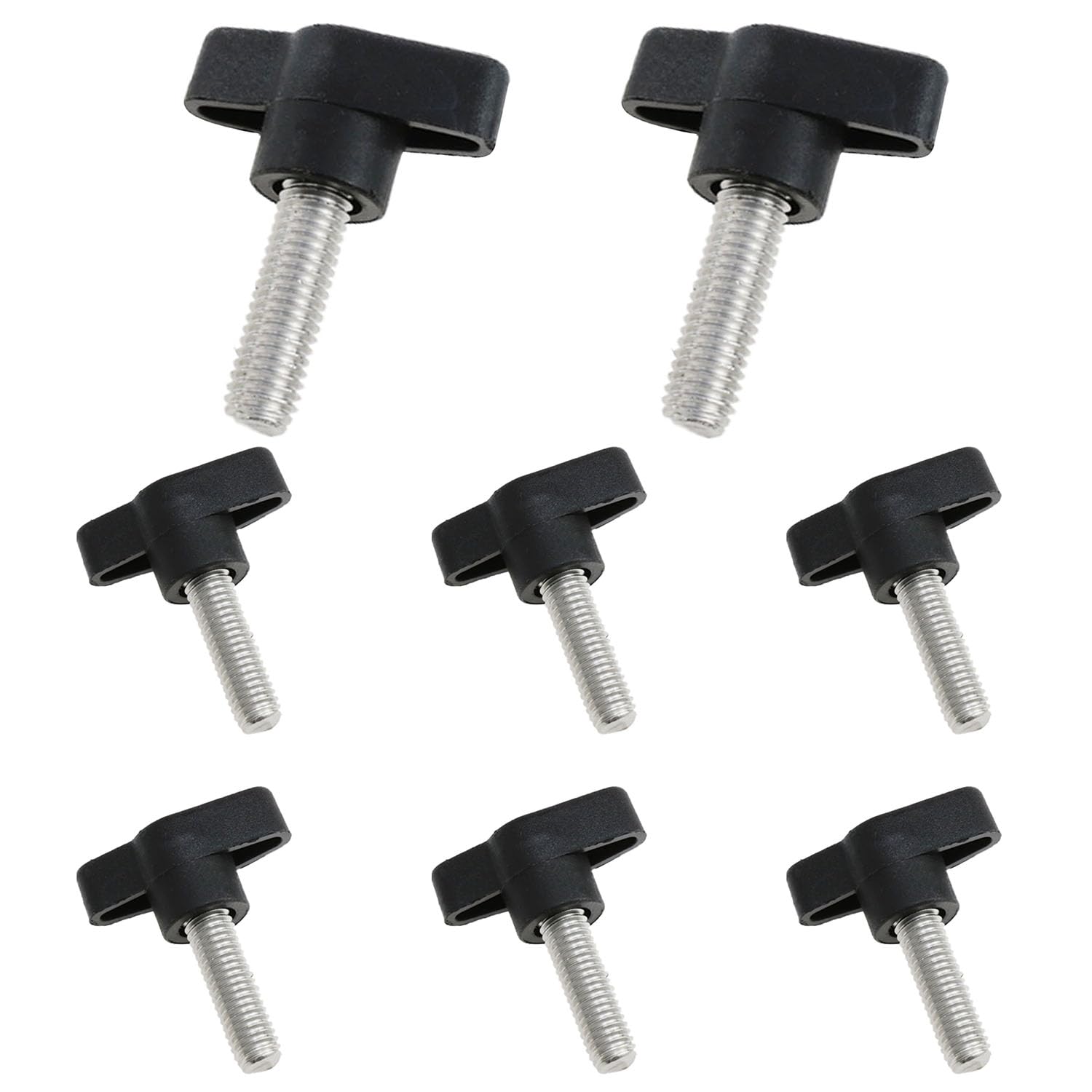 Amazon.com: Wantane Screw Knobs Handle M8*25mm Type Clamping Knob Black ...